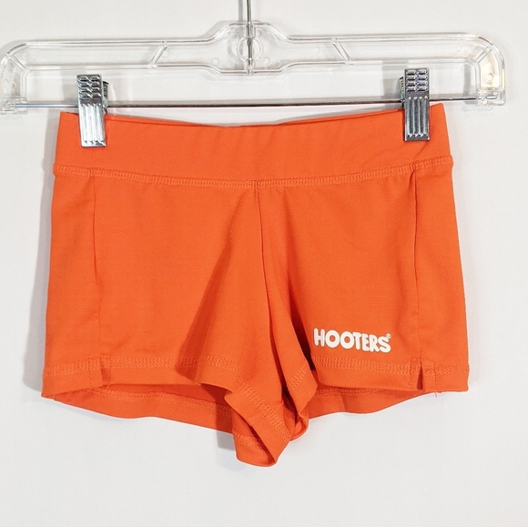 Hooters | Shorts | Hooters Girl Uniform Official Orange Shorts Sexy New ...